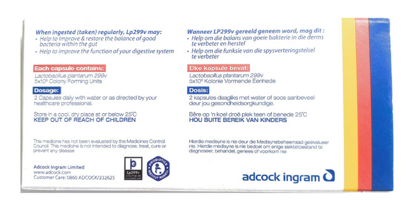 Lp 299v - Digestive Support - Adcock Ingram - 60 Capsules I Omninela ...