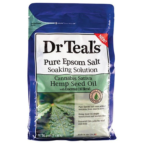 Dr Teal's Epsom Salt Hemp Seed Oil 1.36kg | Omninela Medical — Omninela ...
