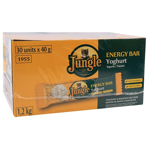 Jungle Energy Bar Yoghurt 40g x 30 Pack I Omninela Medical — Omninela.co.za