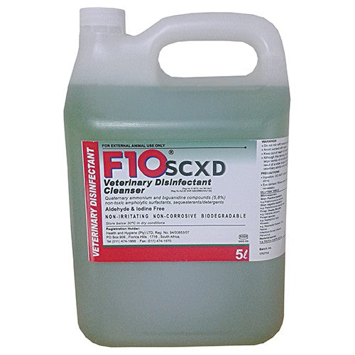 F10 - Scxd - Veterinary Disinfectant - 5000 ml I Omninela Medical ...