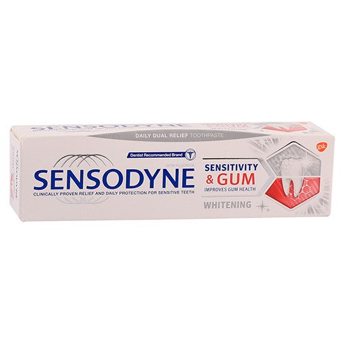 Sensodyne Sensitivity & Gum Toothpaste Whitening 75ml | Omninela ...