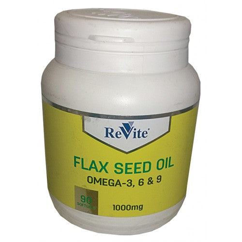 Revite Flax Seed 1G 90 Softgel Capsules I Omninela Medical — Omninela.co.za