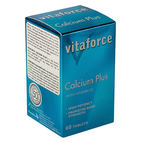 Vitaforce Calcium Plus 650 mg 60 Tablets I Omninela Medical — Omninela ...