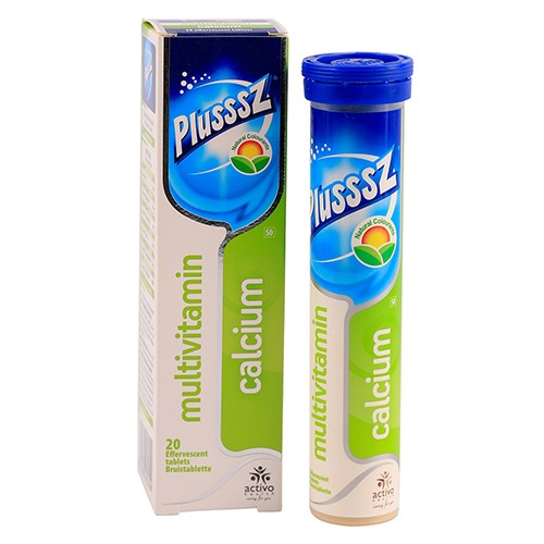 Plusssz MultiVitamin - Calcium 20 Effervescent Tablets I Omninela ...
