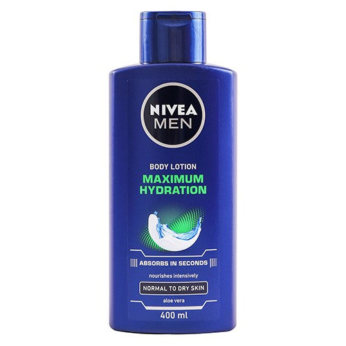 Nivea Men Max Hydra Body Lotion 400ml | Omninela Medical — Omninela.co.za