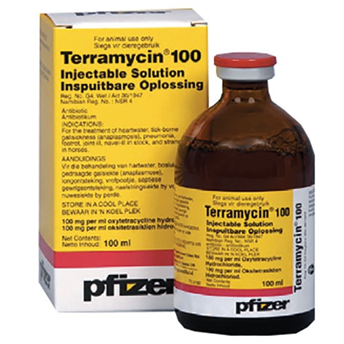 Terramycin 100 - Injectable Solution I Omninela Medical — Omninela.co.za