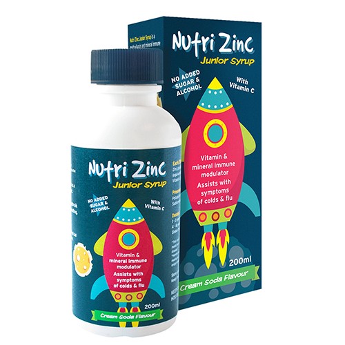 Nutrikids Zinc Junior Syrup 200ml I Omninela Medical — Omninela.co.za